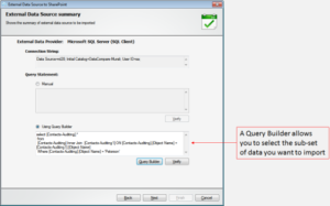 How to import External Data into SharePoint?